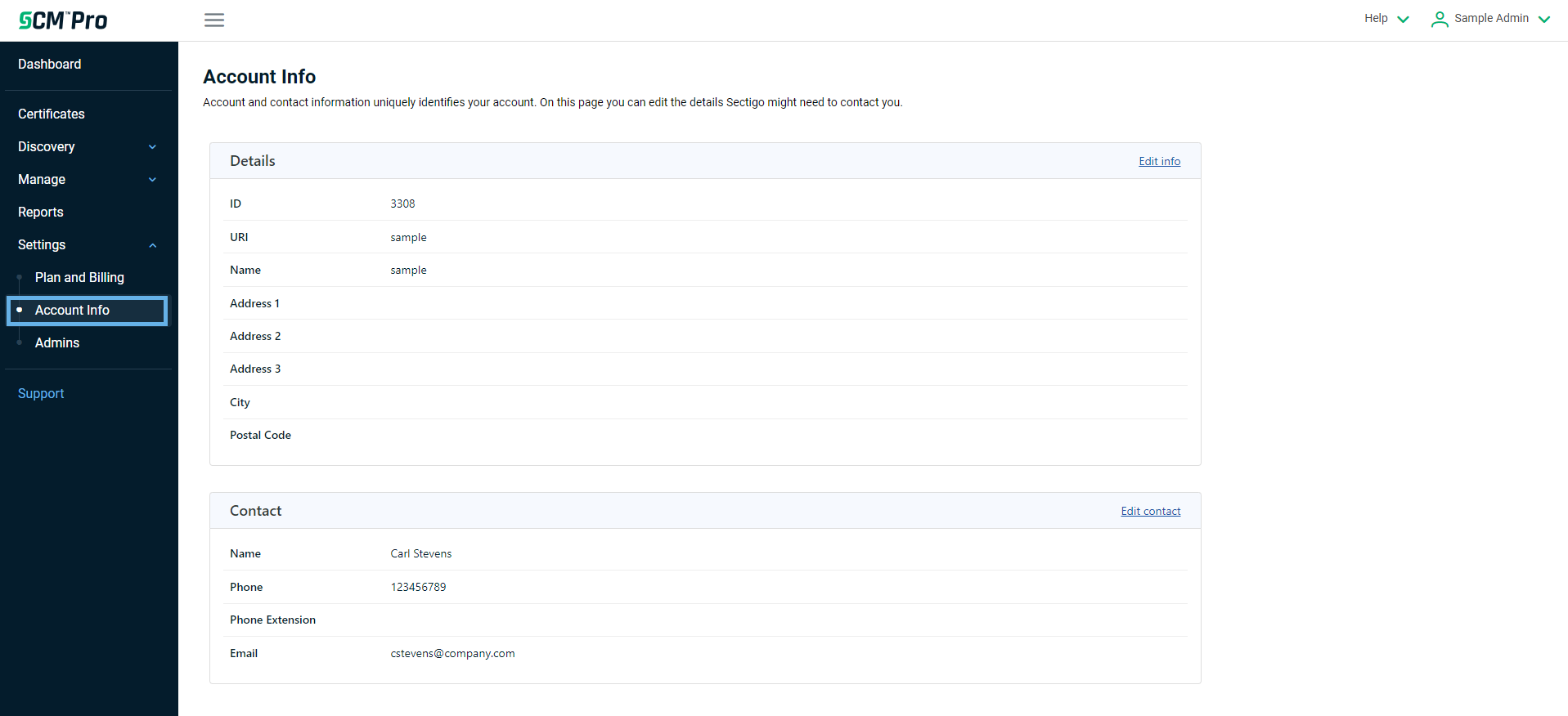 Understanding accounts :: SCM Pro Documentation
