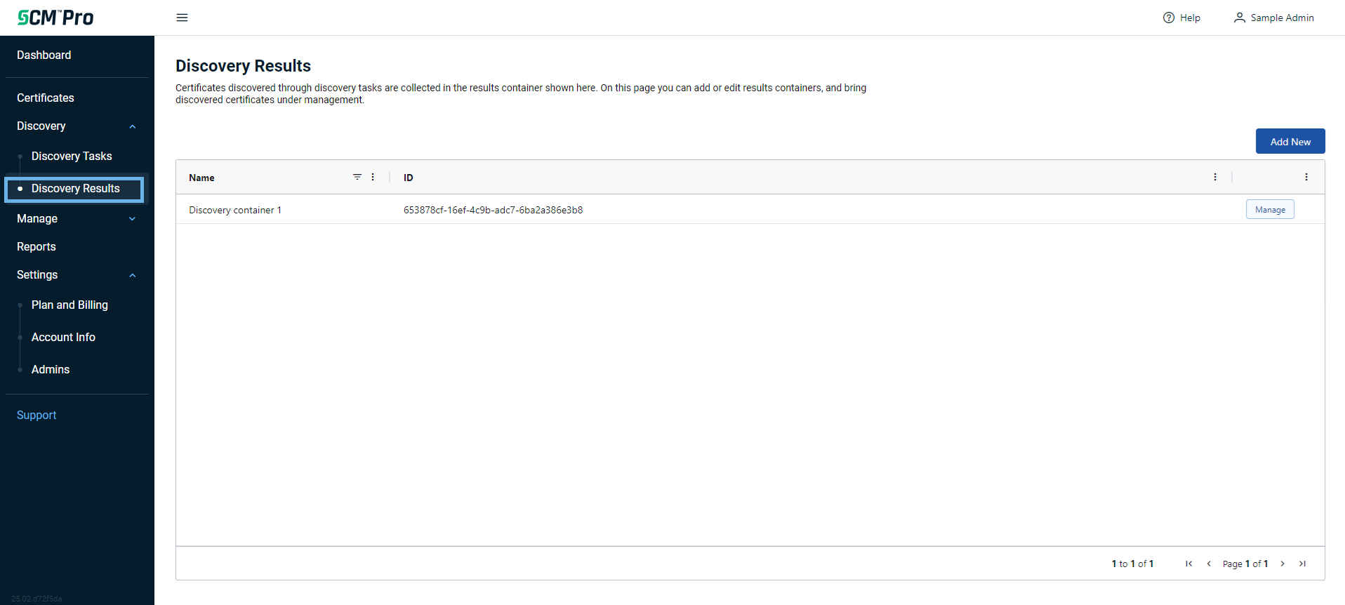 Understanding discovery results :: SCM Pro Documentation