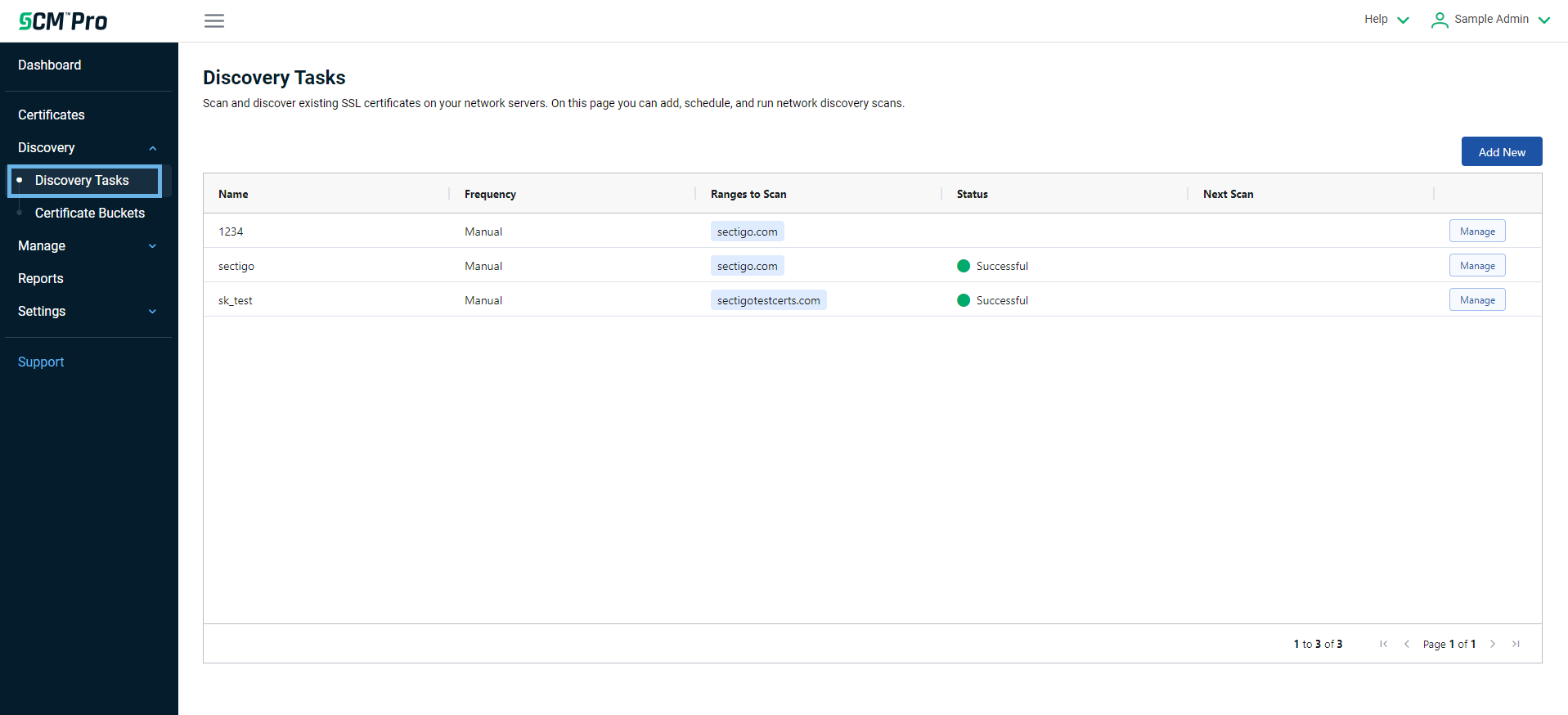 Understanding discovery tasks :: SCM Pro Documentation